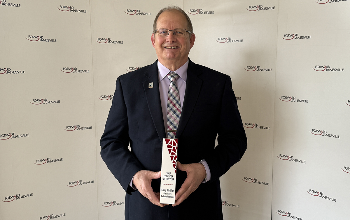 Greg Phillips Honored as Educator of the Year at Forward Janesville ...